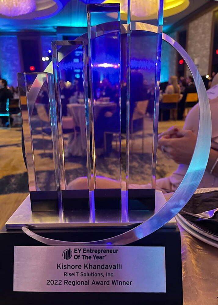 Kishore Khandavalli Wins 2022 EY Entrepreneur of the Year® Award